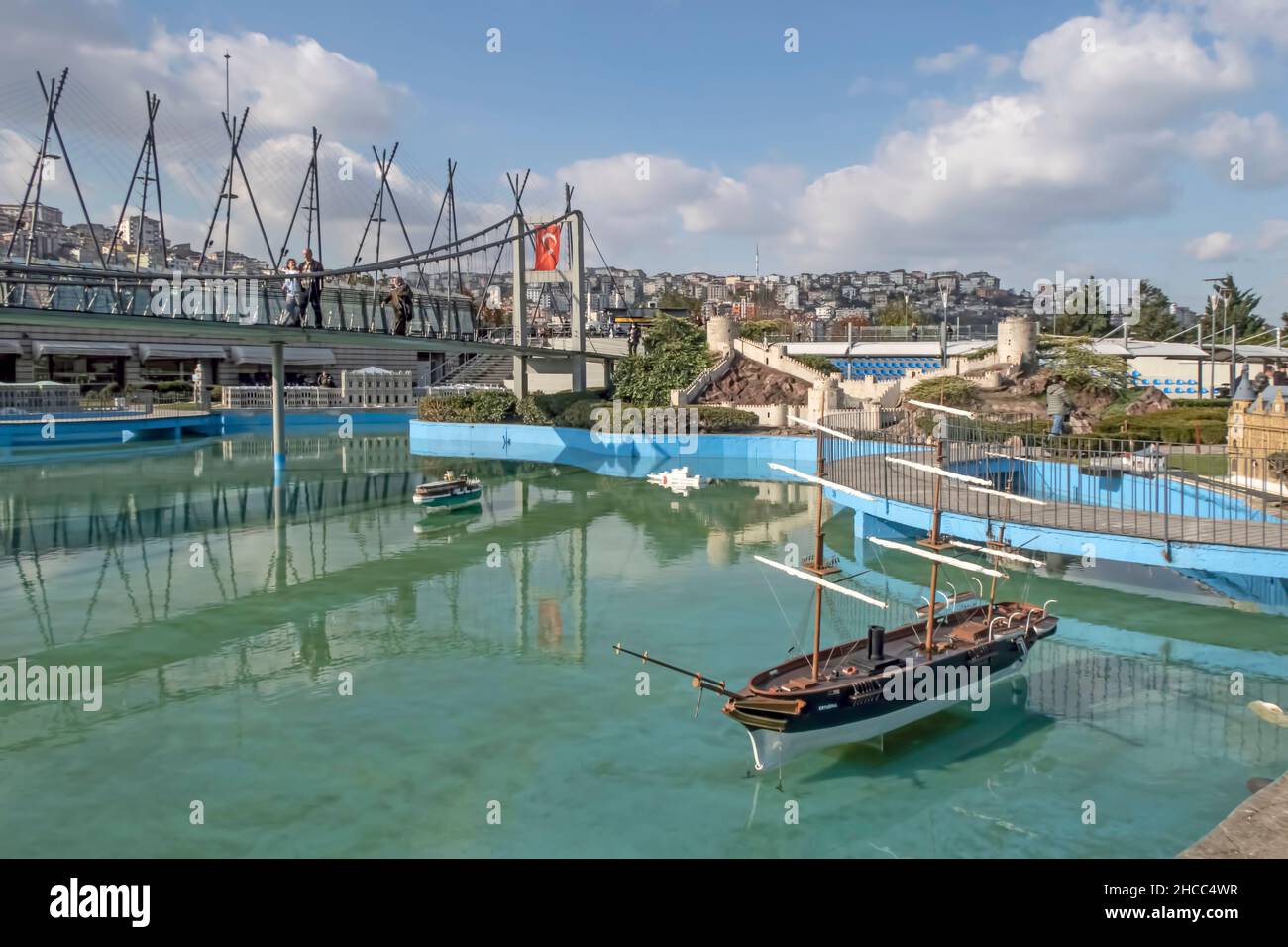 Miniaturk, miniature park in istanbu Stock Photo - Alamy