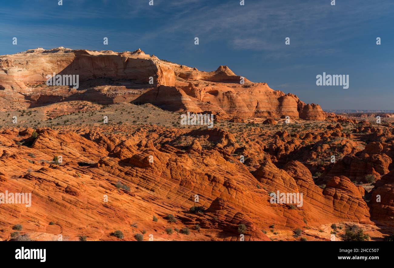 Famous Coyote Butte slope in the Paria Canyon-Vermilion Cliffs, Arizona ...