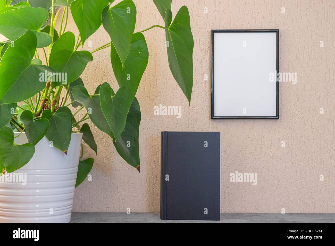 Empty photo frame to write a message, invitation, wishes, photography ...