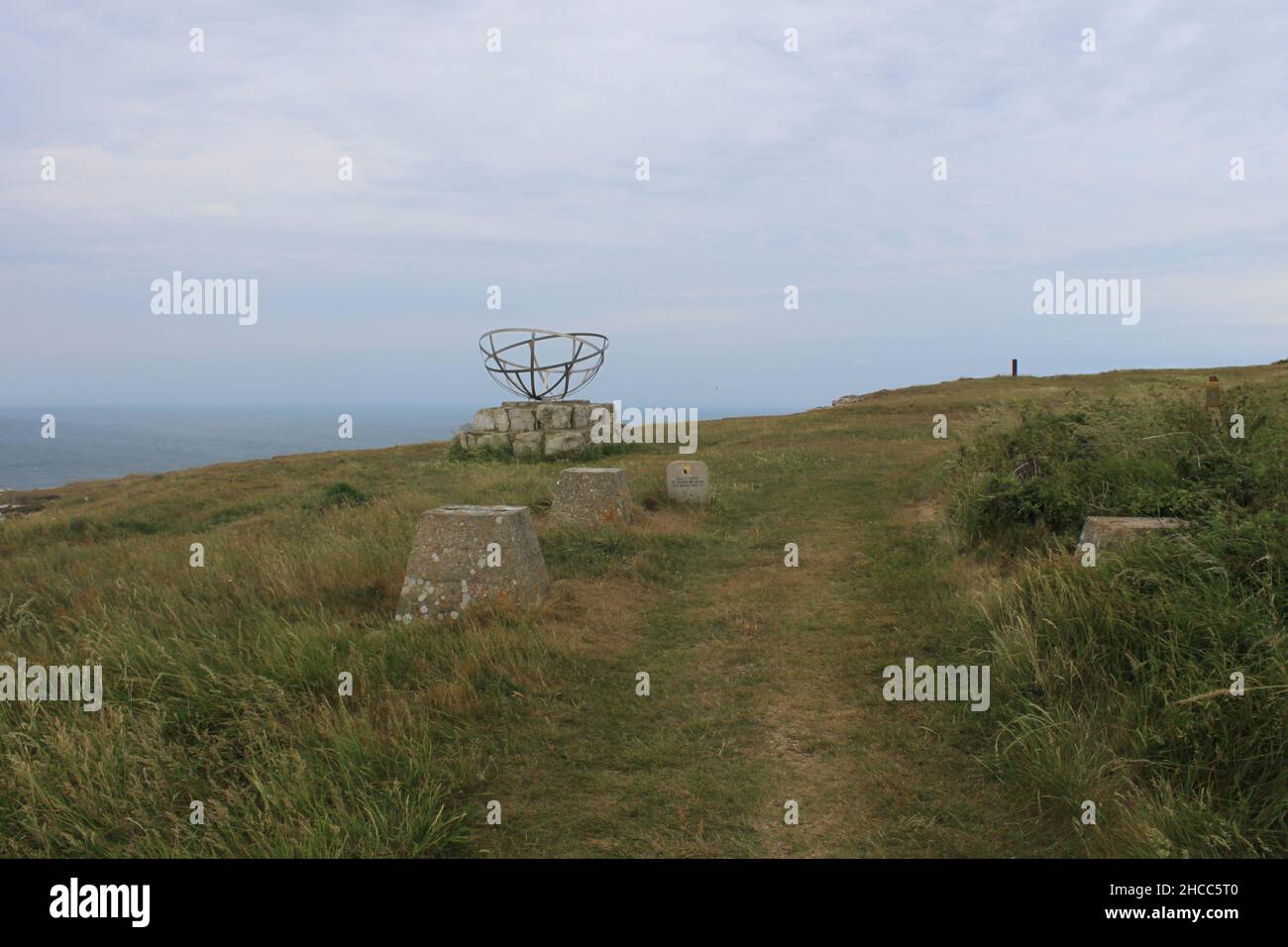 Radar Memorial. St Aldhelm's Head. Purbeck. South west coast path ...