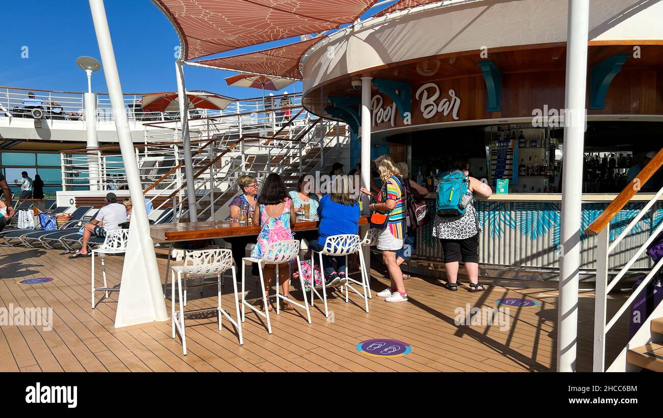 Orlando, FL USA-December 6,, 2021: The Main Pool Bar on the Royal ...