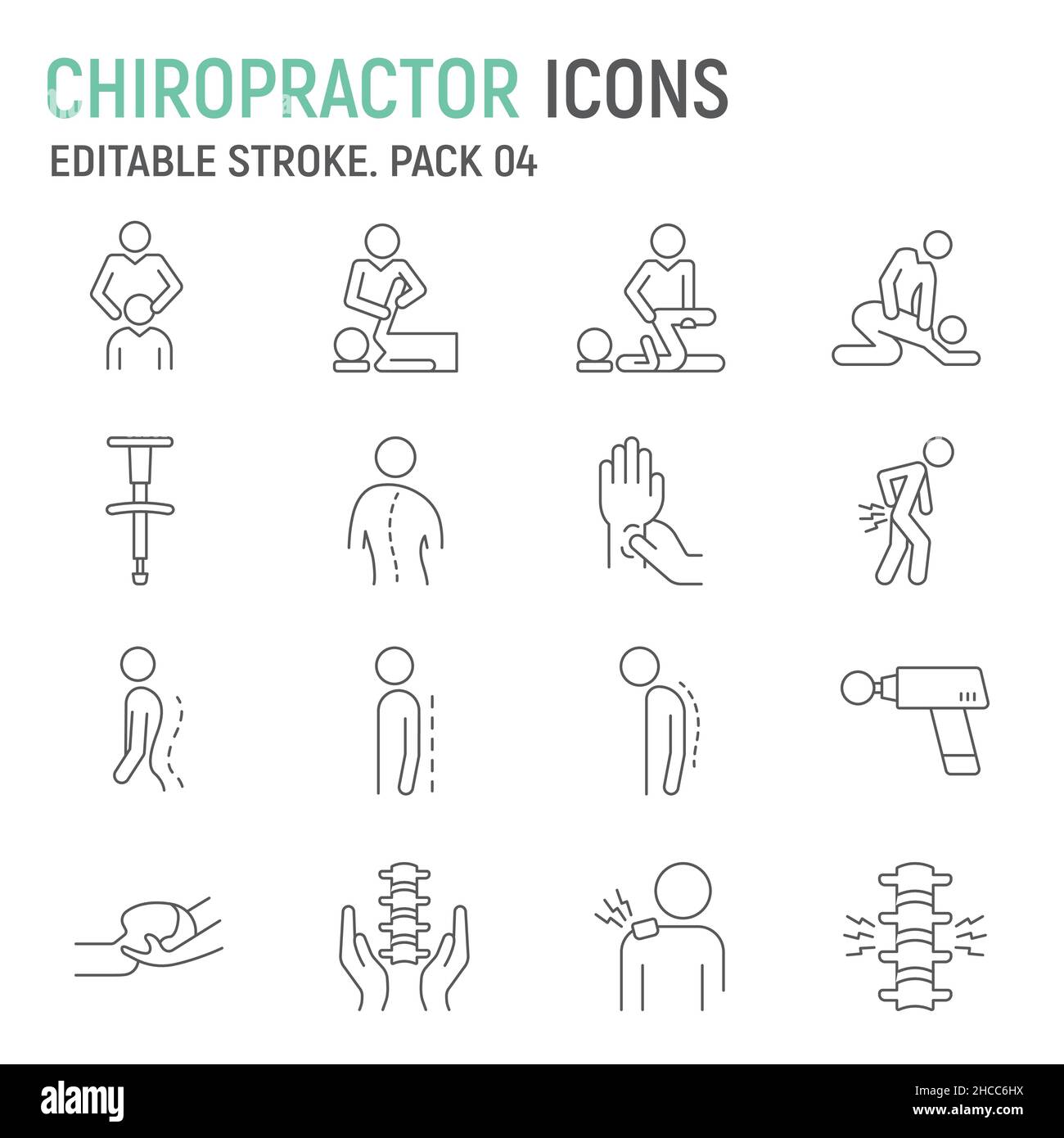 Chiropractic graphics hi-res stock photography and images - Alamy