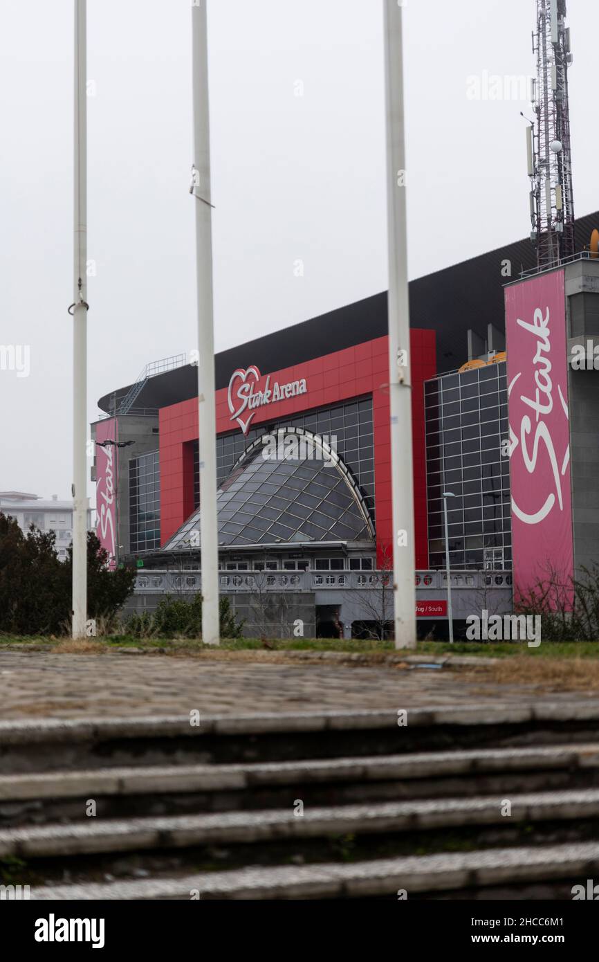 BELGRADE, Serbia - December 26, 2021 - Belgrade arena, known as Stark ...