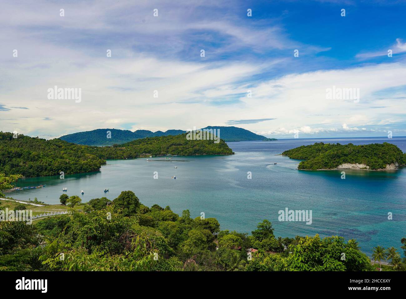 An aerial view of Sabang, Aceh, Indonesia Stock Photo - Alamy