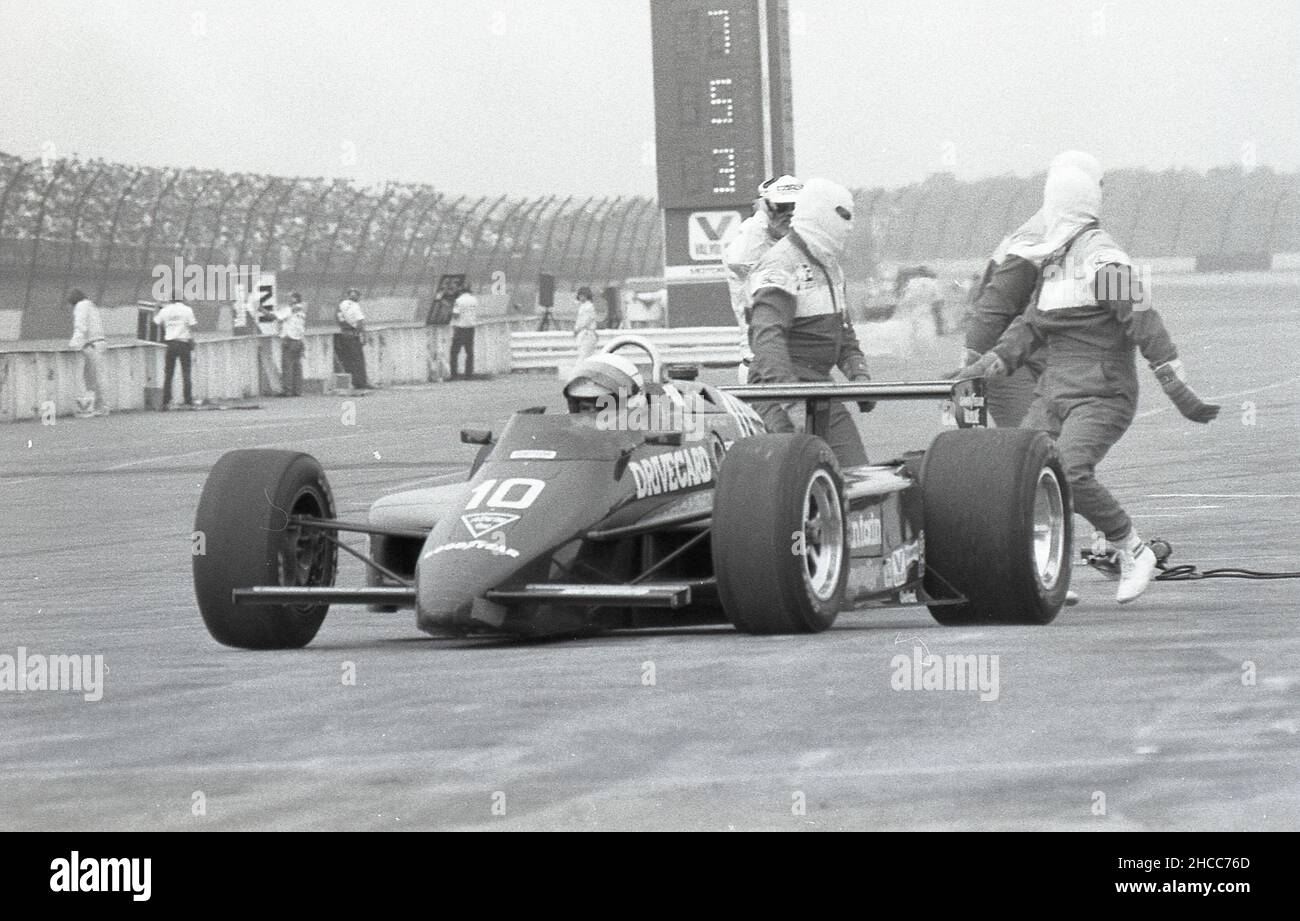 Indy cars racing at various tracks during the 1980's These open wheel ...