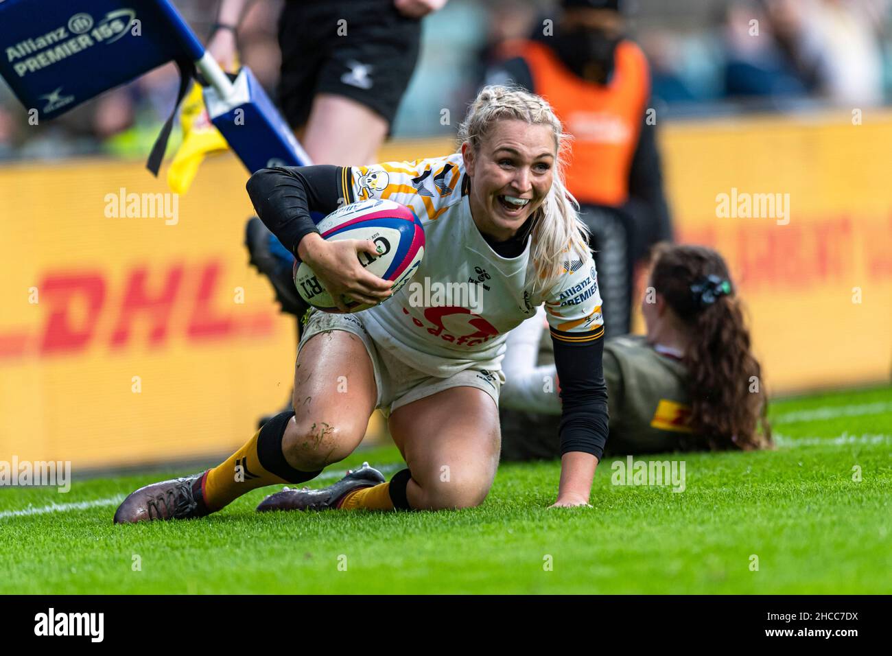 LONDON, UNITED KINGDOM. 27th, Dec 2021. Ellie Boatman of Wasps Women ...