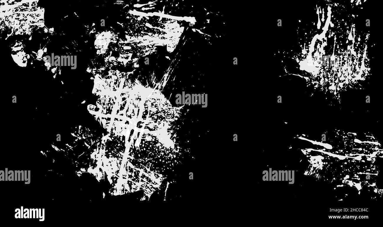 Grunge painting Texture black and white. Abstract Stock Photo - Alamy