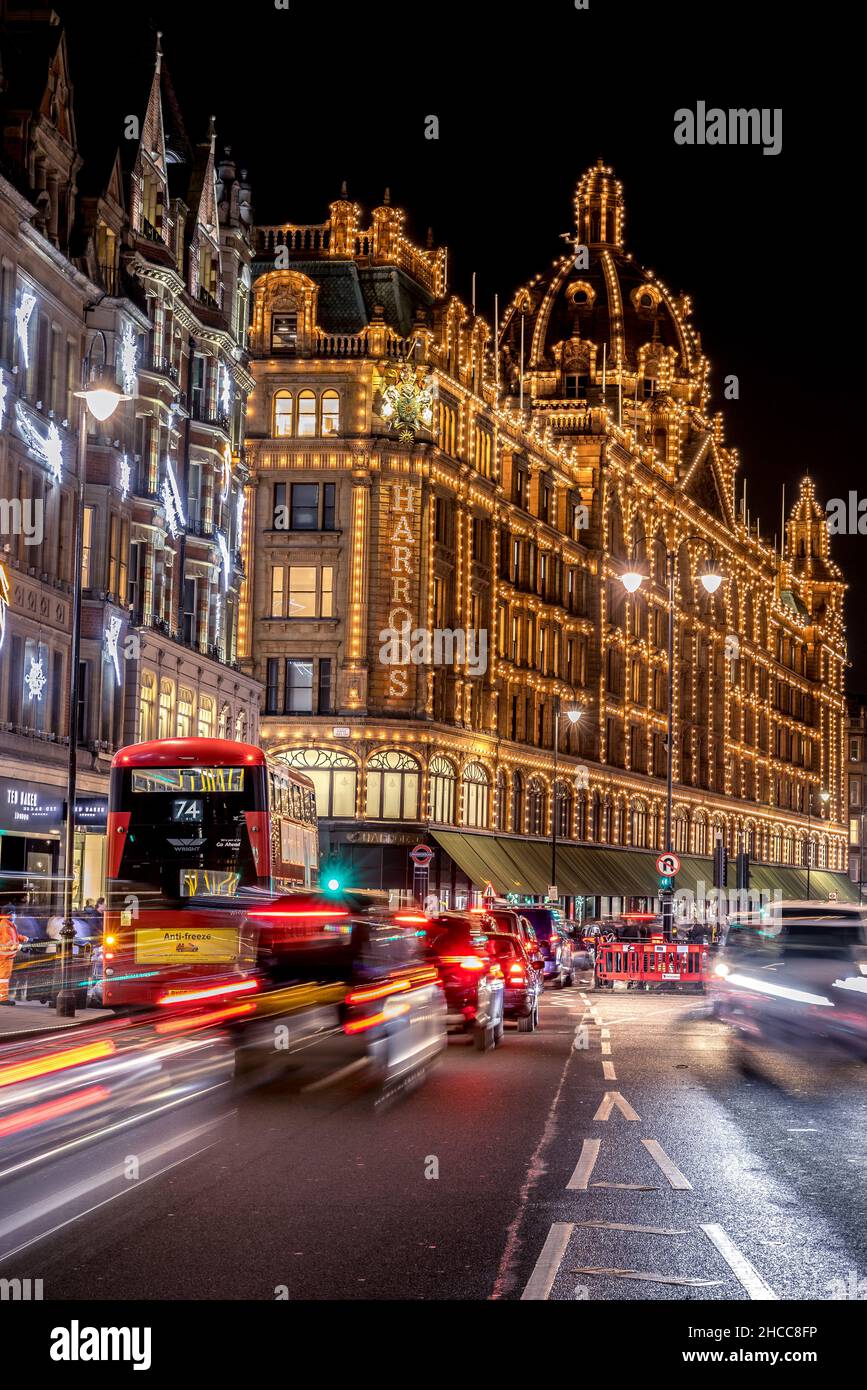 London Christmas Lights Stock Photo - Alamy