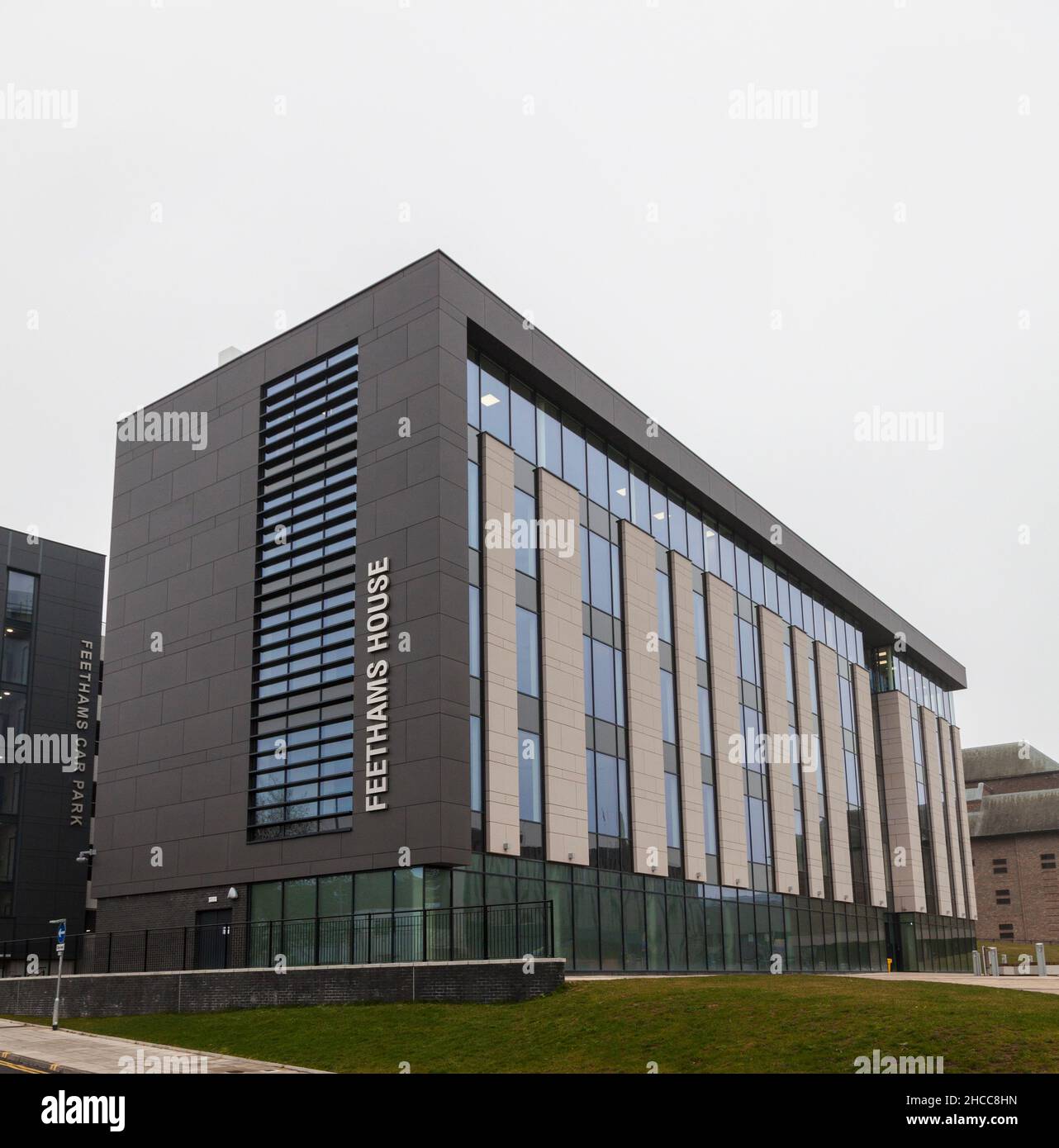 Feethams House in Darlington,England,UK being used for Treasury staff ...