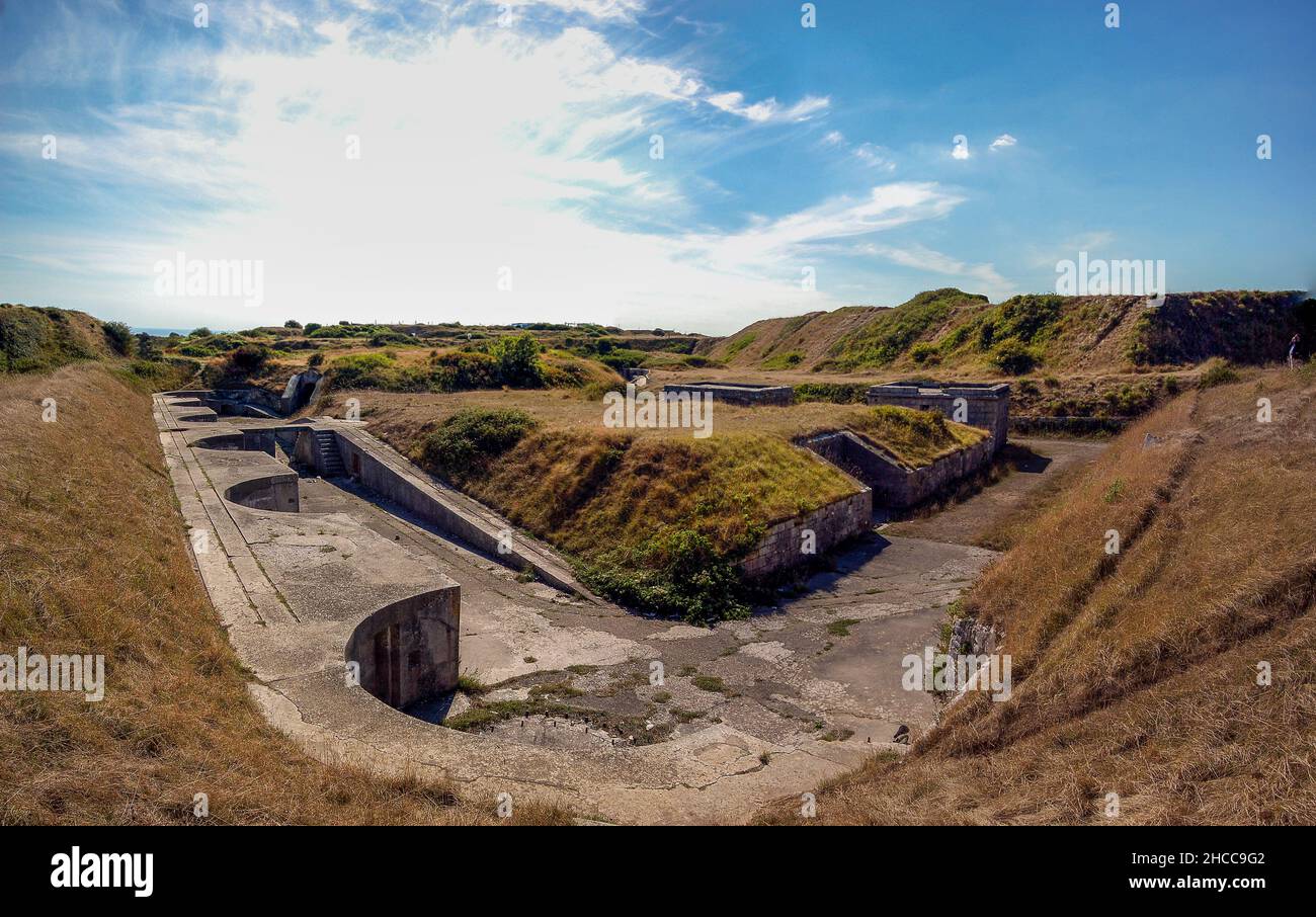 High angle battery verne portland hi-res stock photography and images ...