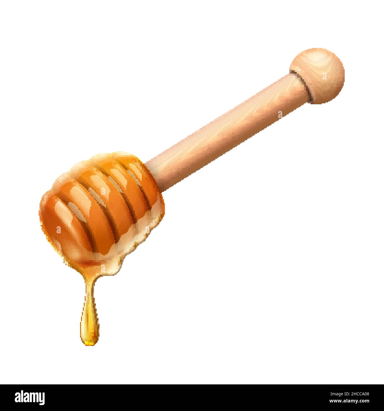 honey dipper vector Stock Vector Image & Art - Alamy