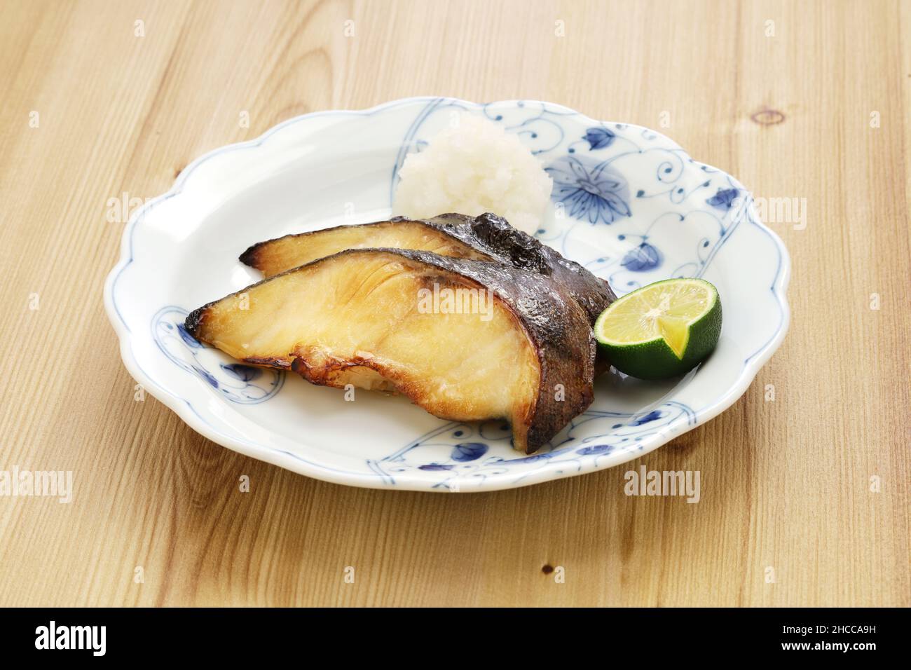 grilled miso marinated black cod, japanese cuisine Stock Photo - Alamy