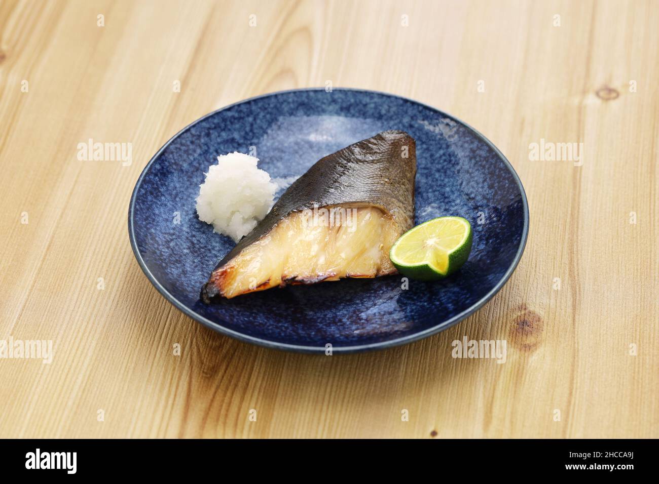 yuan style grilled black cod, japanese cuisine Stock Photo - Alamy