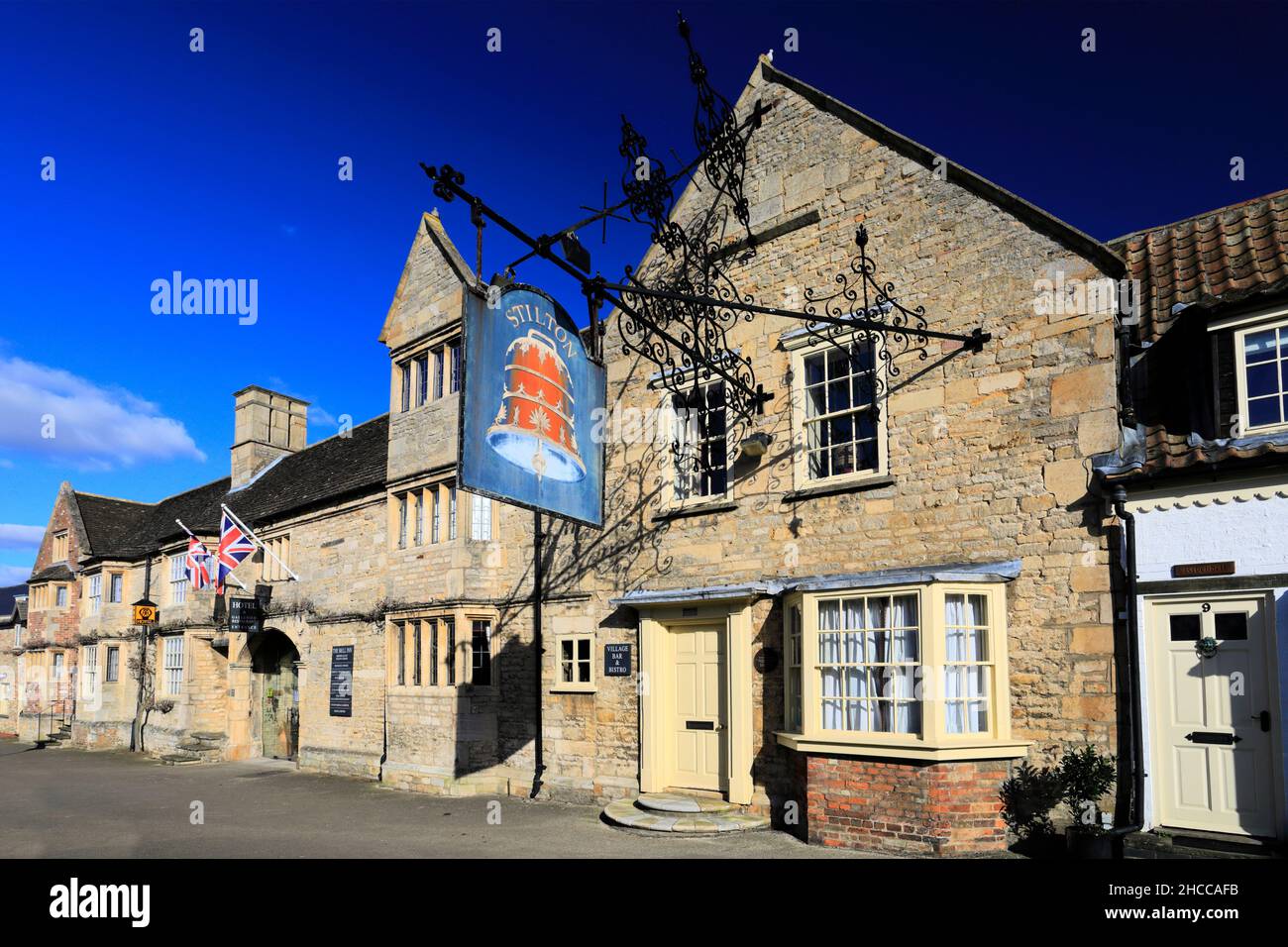 The Bell Inn Hotel, Stilton village, Cambridgeshire, England, UK ...