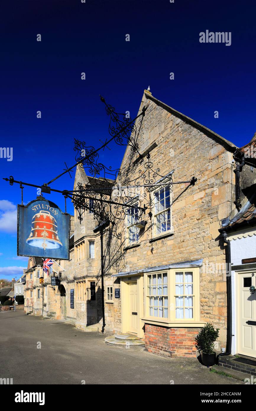 The Bell Inn Hotel, Stilton village, Cambridgeshire, England, UK ...