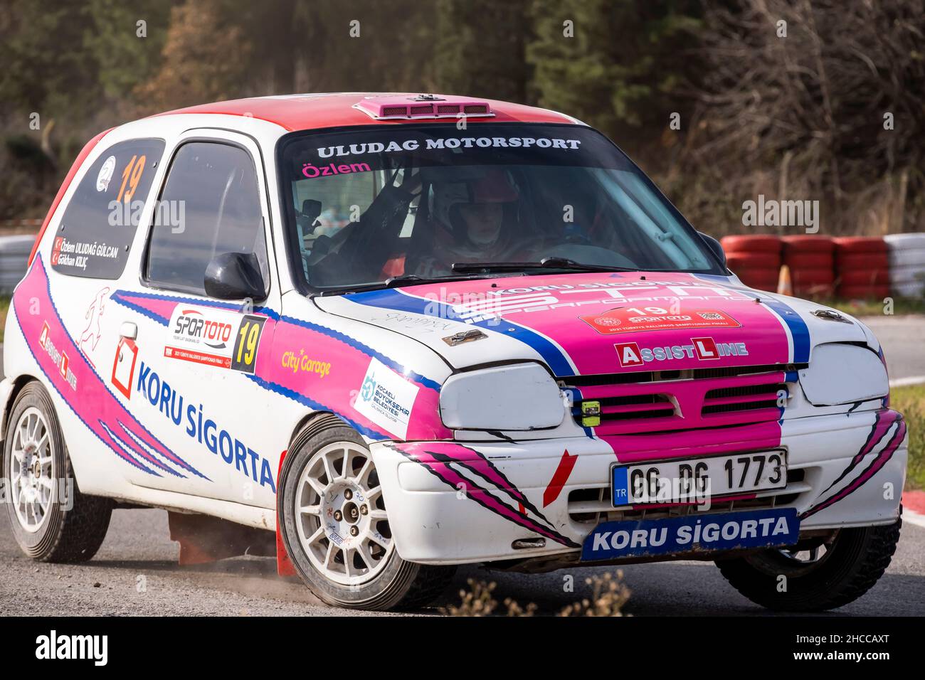 Turkish Rallycross Championship excitement at Körfez Track Stock Photo ...