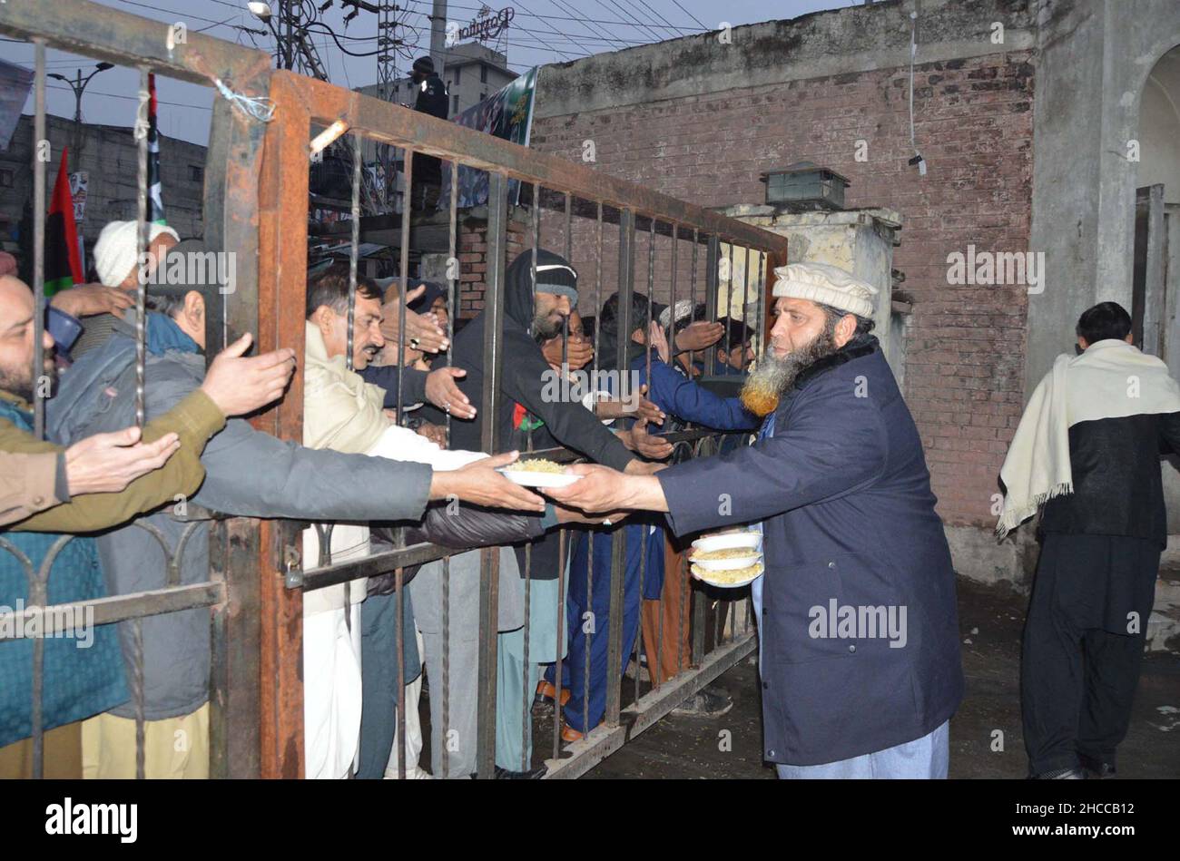 Peoples Party (PPP) District Chakwal President, Sardar Azhar Abbas along with Malik Abrar Awan ...