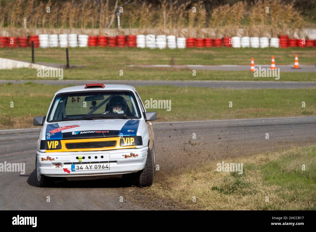 Turkish Rallycross Championship excitement at Körfez Track Stock Photo ...