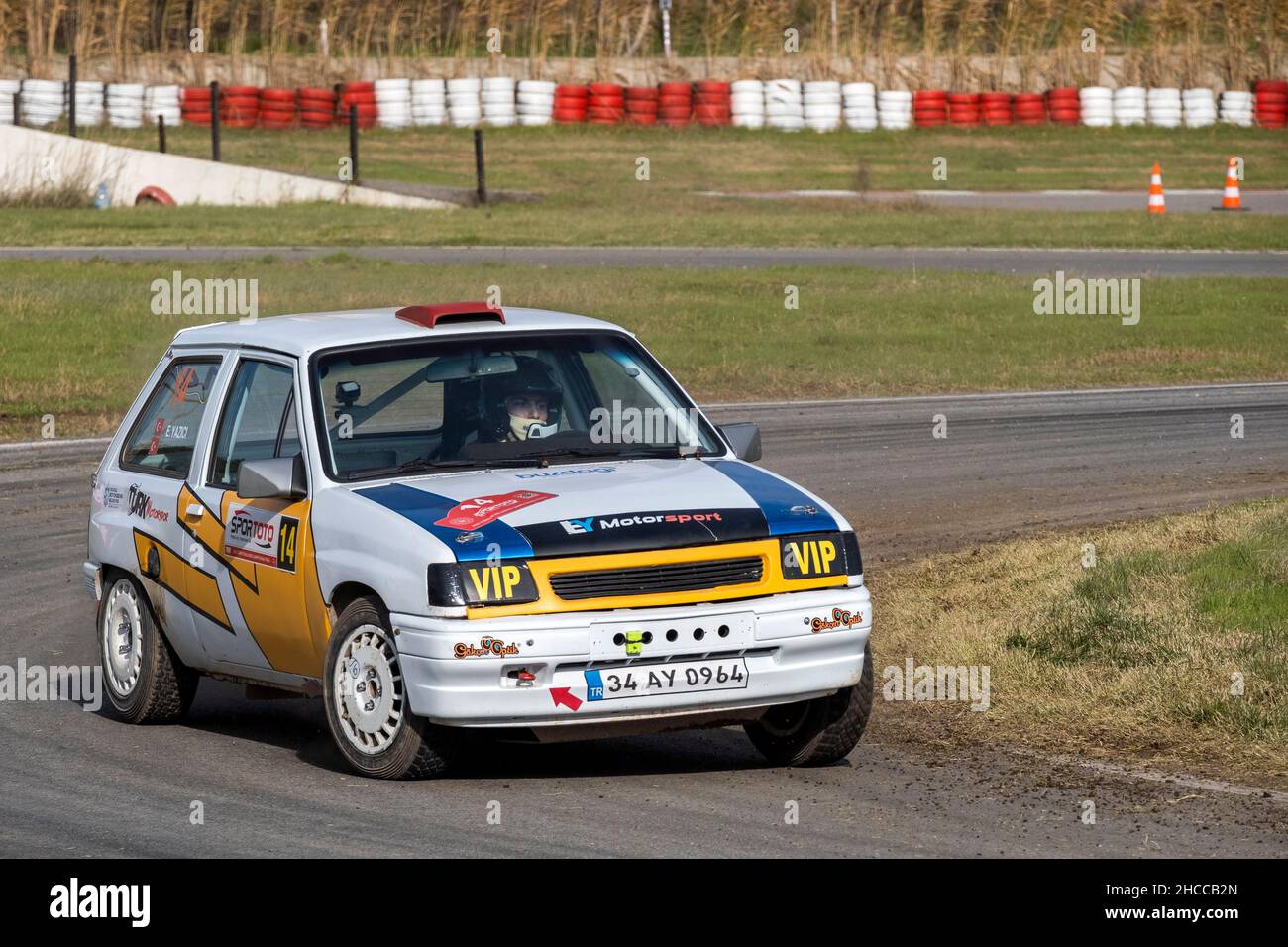 Turkish Rallycross Championship excitement at Körfez Track Stock Photo ...