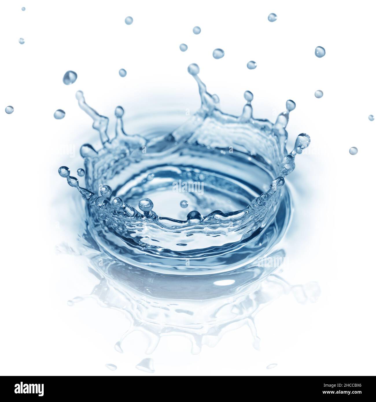 splash water isolated on a white background Stock Photo - Alamy