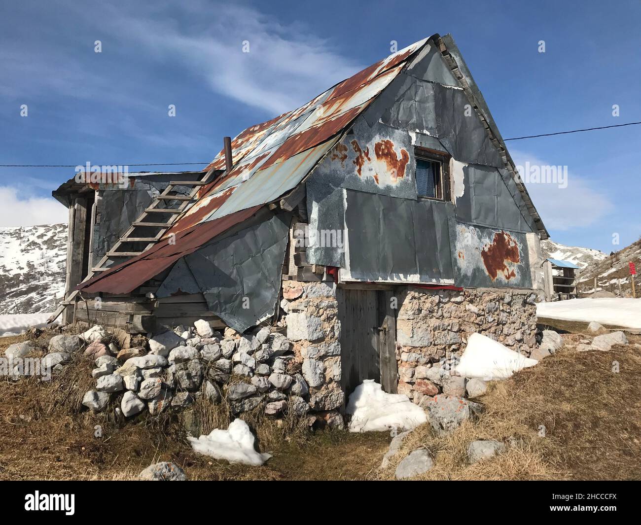 Winter hiking around Umoljani, Bjelasnica, Bosnia Stock Photo - Alamy