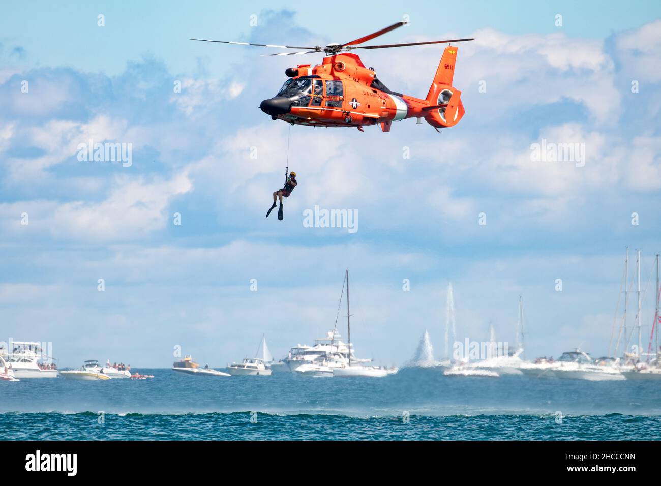 Chicago air water show rescue hi-res stock photography and images - Alamy