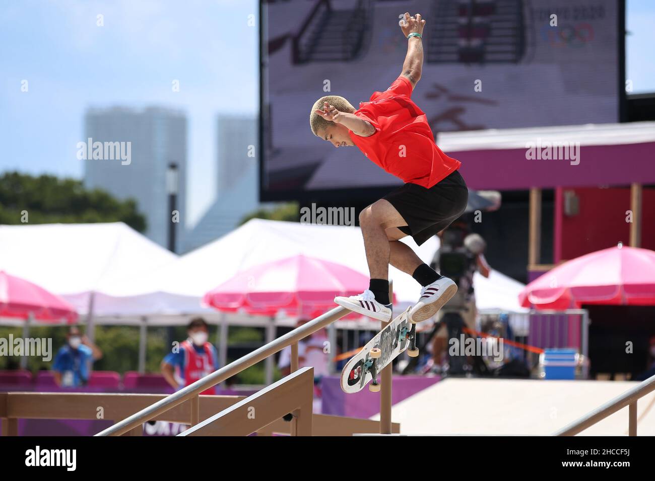 JULY 25th, 2021 - TOKYO, JAPAN: Angelo CARO NARVAEZ of Peru in action ...