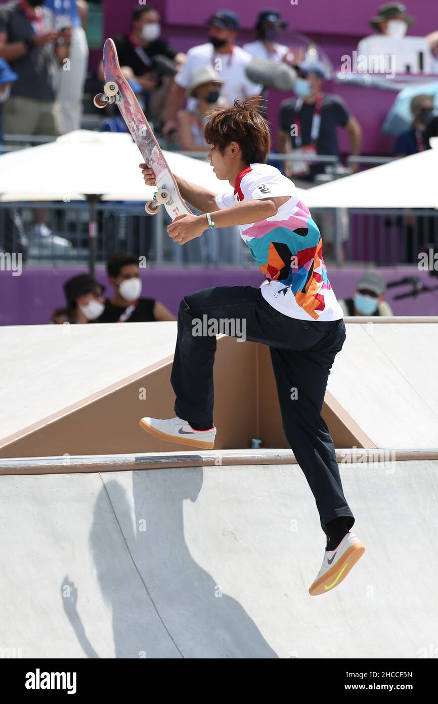 JULY 25th, 2021 - TOKYO, JAPAN: HORIGOME Yuto of Japan in action during ...