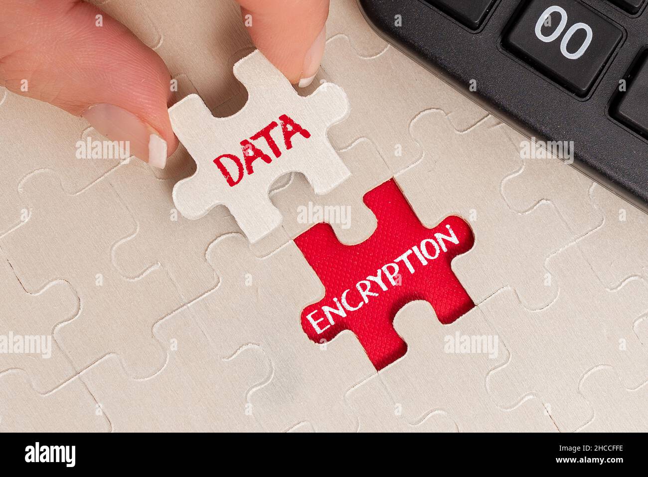 Inspiration Showing Sign Data Encryption Word Written On Symmetrickey Algorithm For The