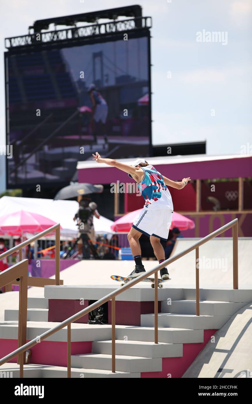 JULY 25th, 2021 - TOKYO, JAPAN: Jagger EATON of United States in action ...
