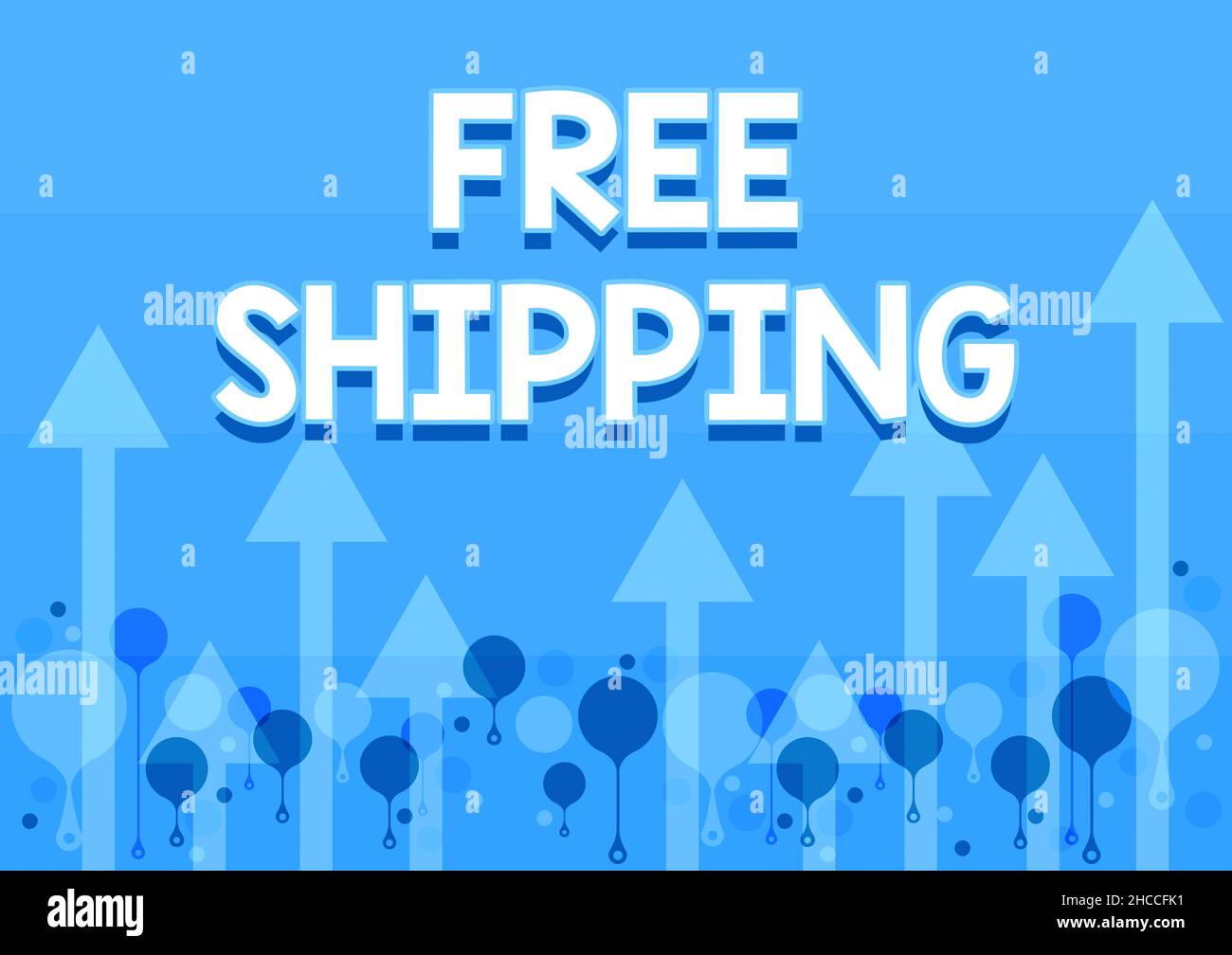 Handwriting text Free Shipping. Business overview Freight Cargo ...