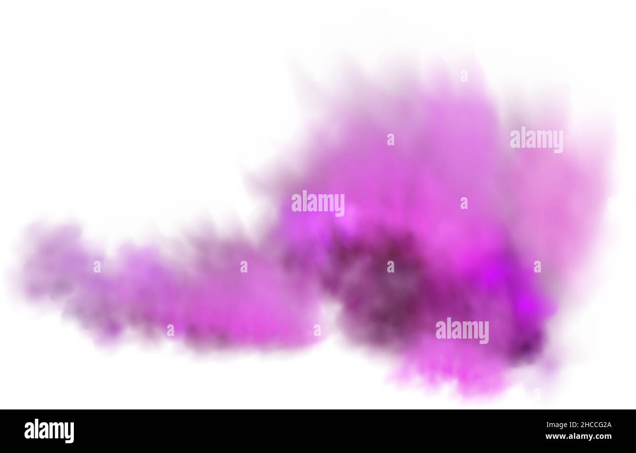 Purple poisonous gas, dust and smoke effect.Realistic scary mystical ...