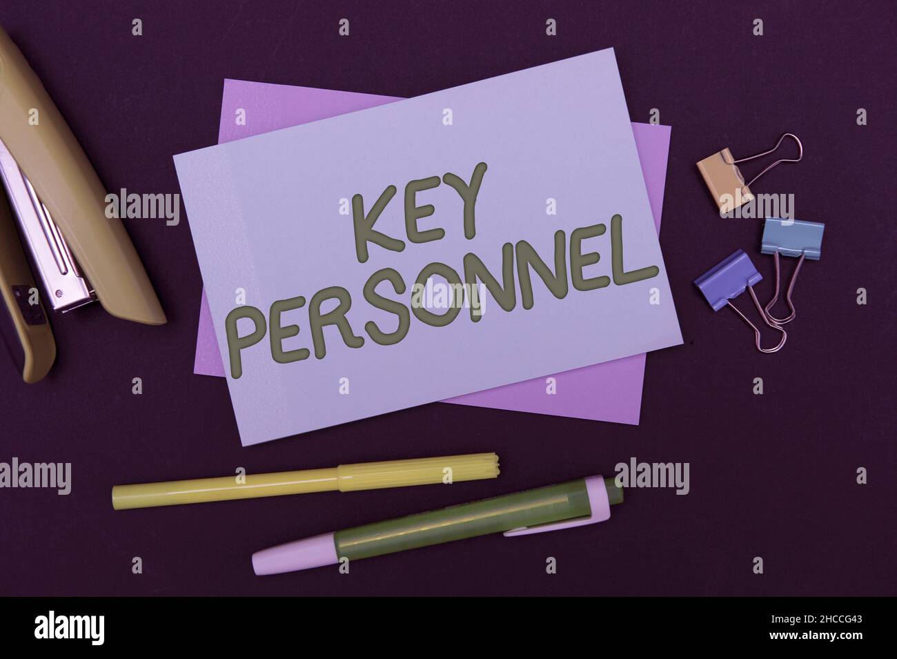 Inspiration showing sign Key Personnel. Concept meaning Program ...