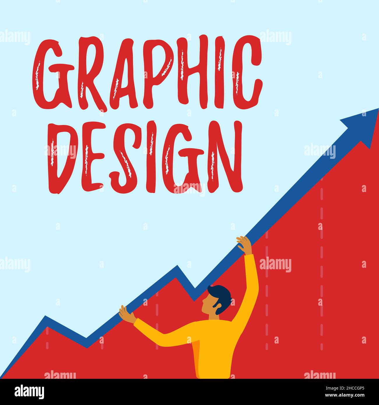 Hand writing sign Graphic Design. Business overview art or skill of ...