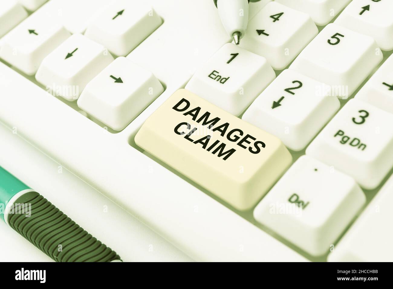 Hand writing sign Damages Claim. Business overview Demand Compensation ...