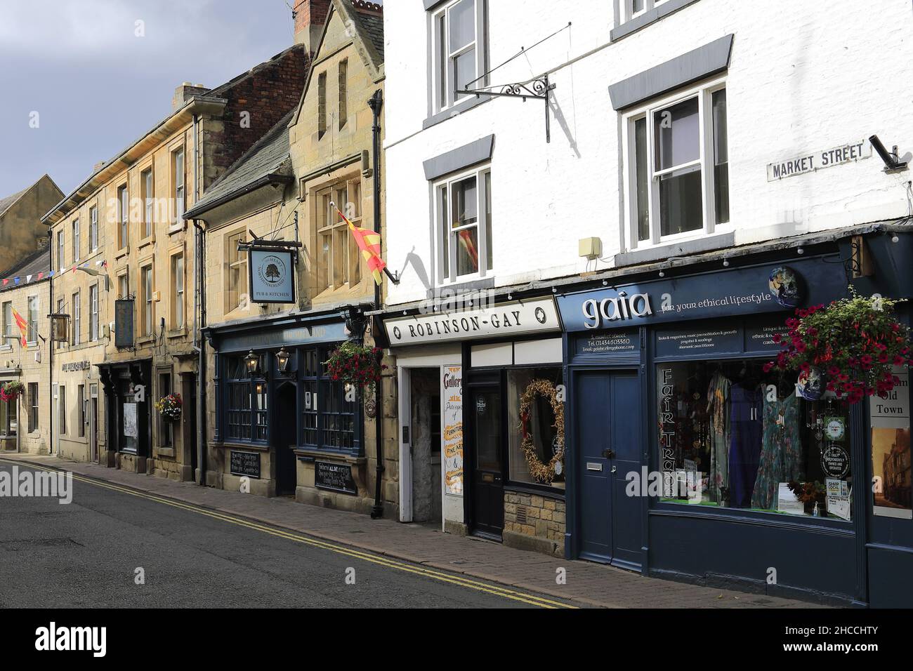 Hexham town centre hi-res stock photography and images - Alamy