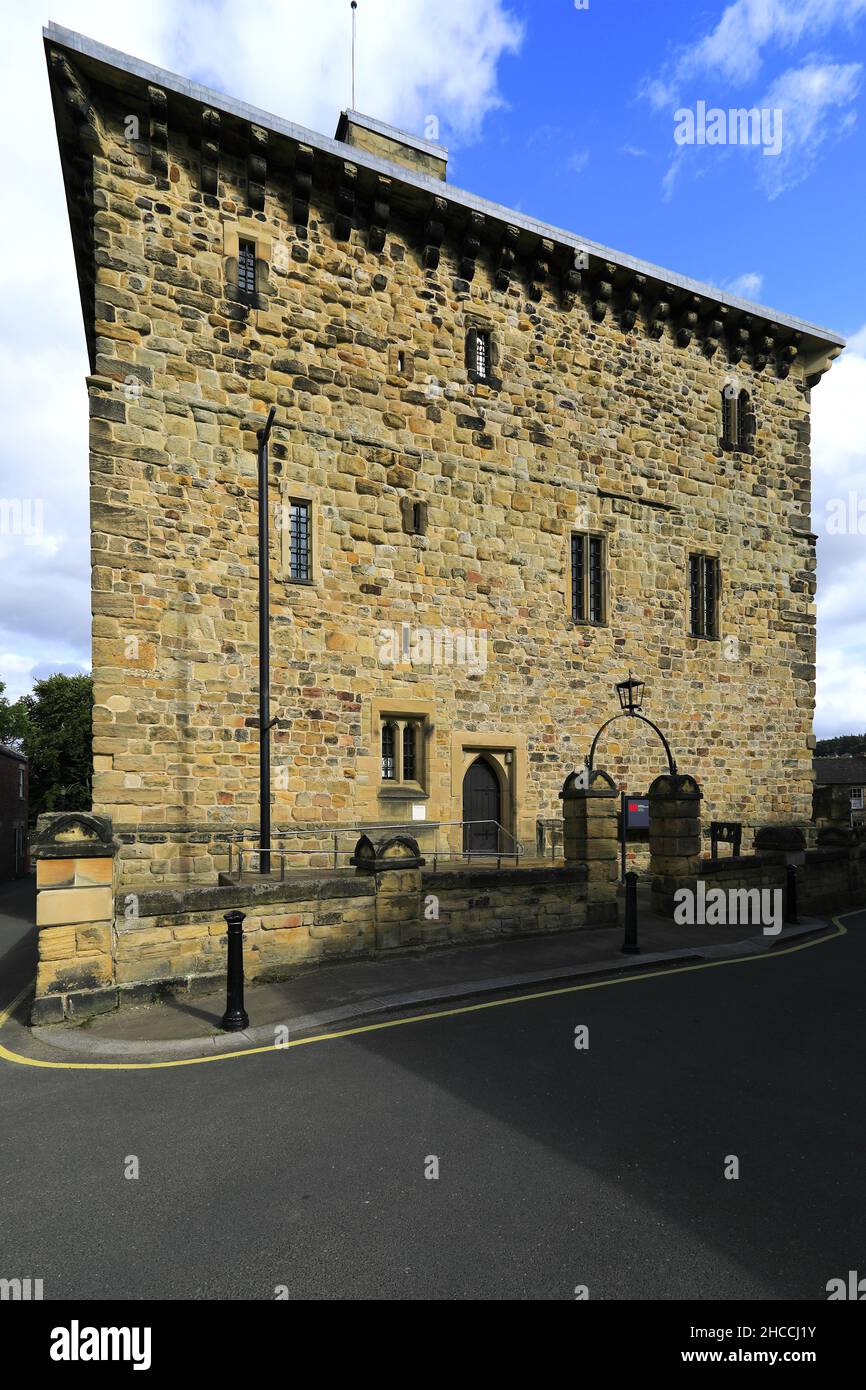 The Moot Hall, Hexham town, Northumberland, England Stock Photo - Alamy