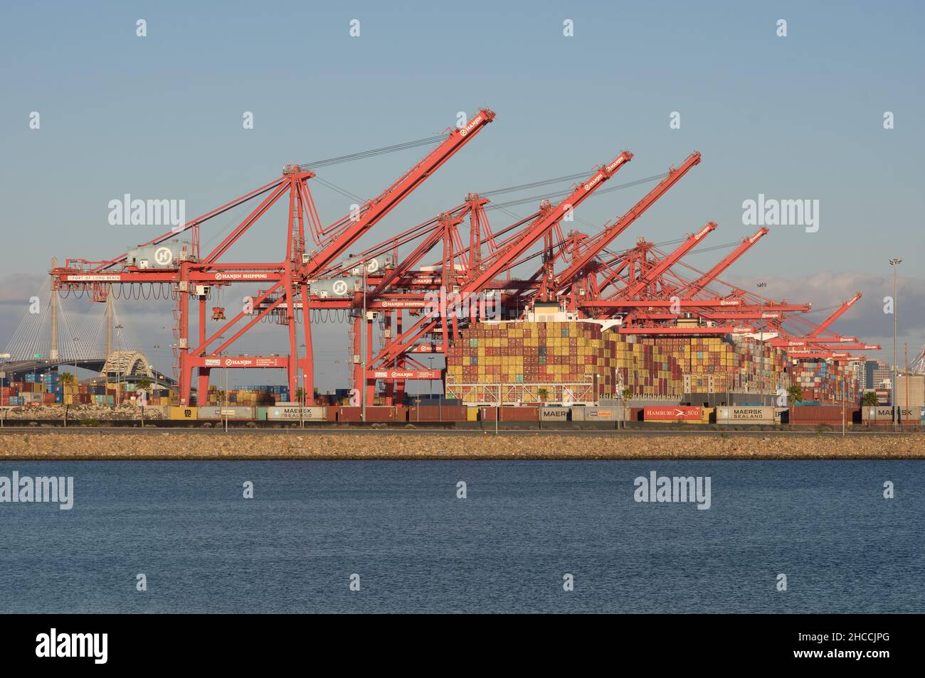 Total Terminals International, LCC shipping shown in the afternoon in ...