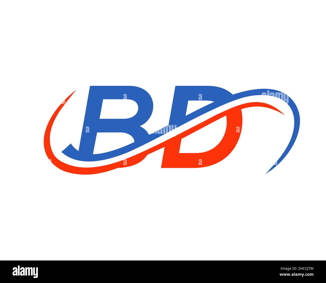 Initial BD Logo Design. BD Letter Linked Business Logo. BD logo Design ...