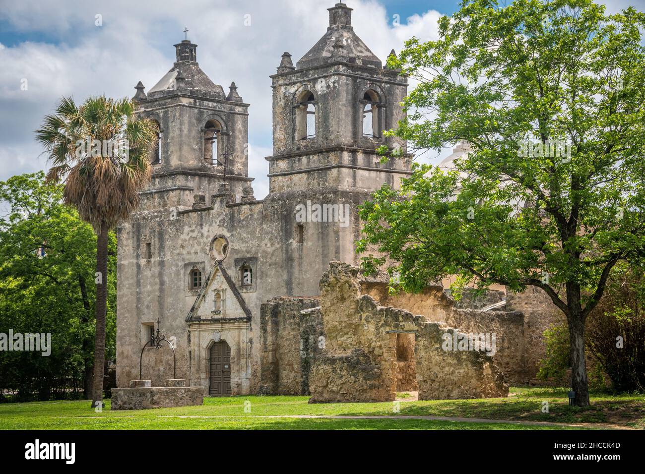 Mission Concepcion standing tall in San Antonio Missions National ...