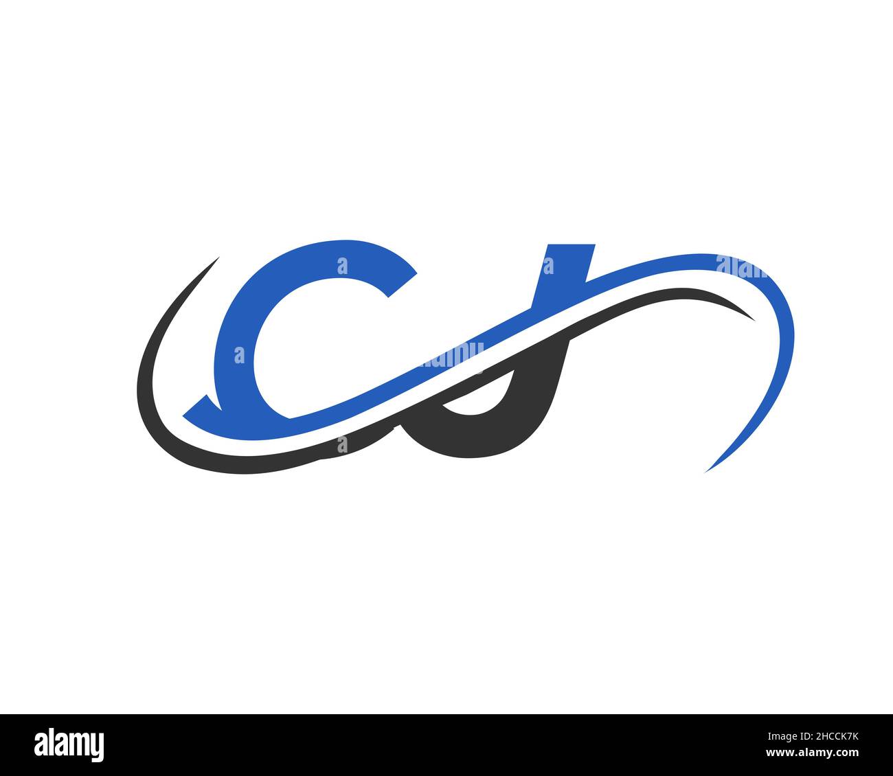 Initial CJ Logo Design. CJ Letter Linked Business Logo. CJ logo Design ...