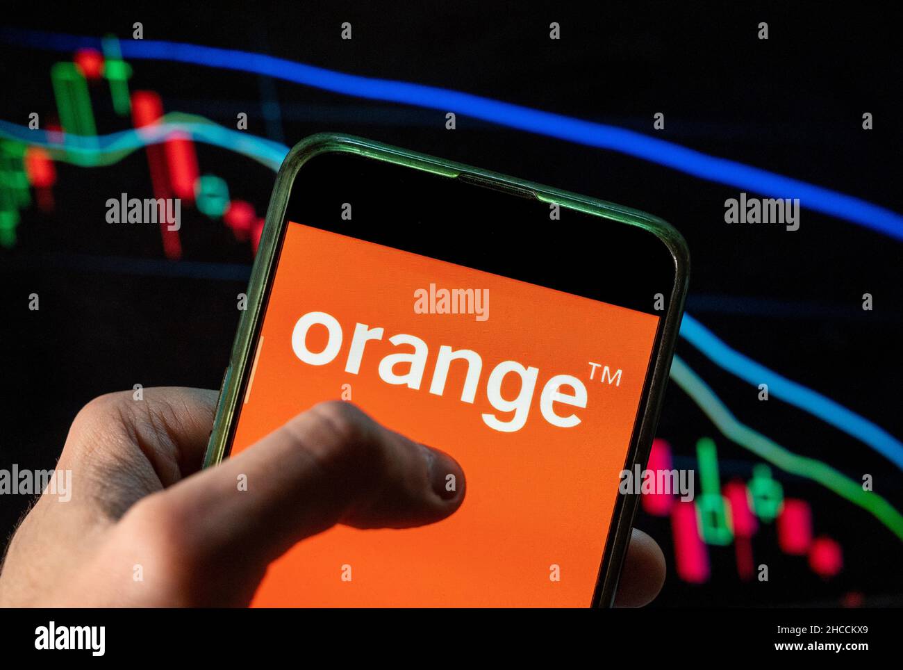 Orange mobile phone logo on hi-res stock photography and images - Alamy