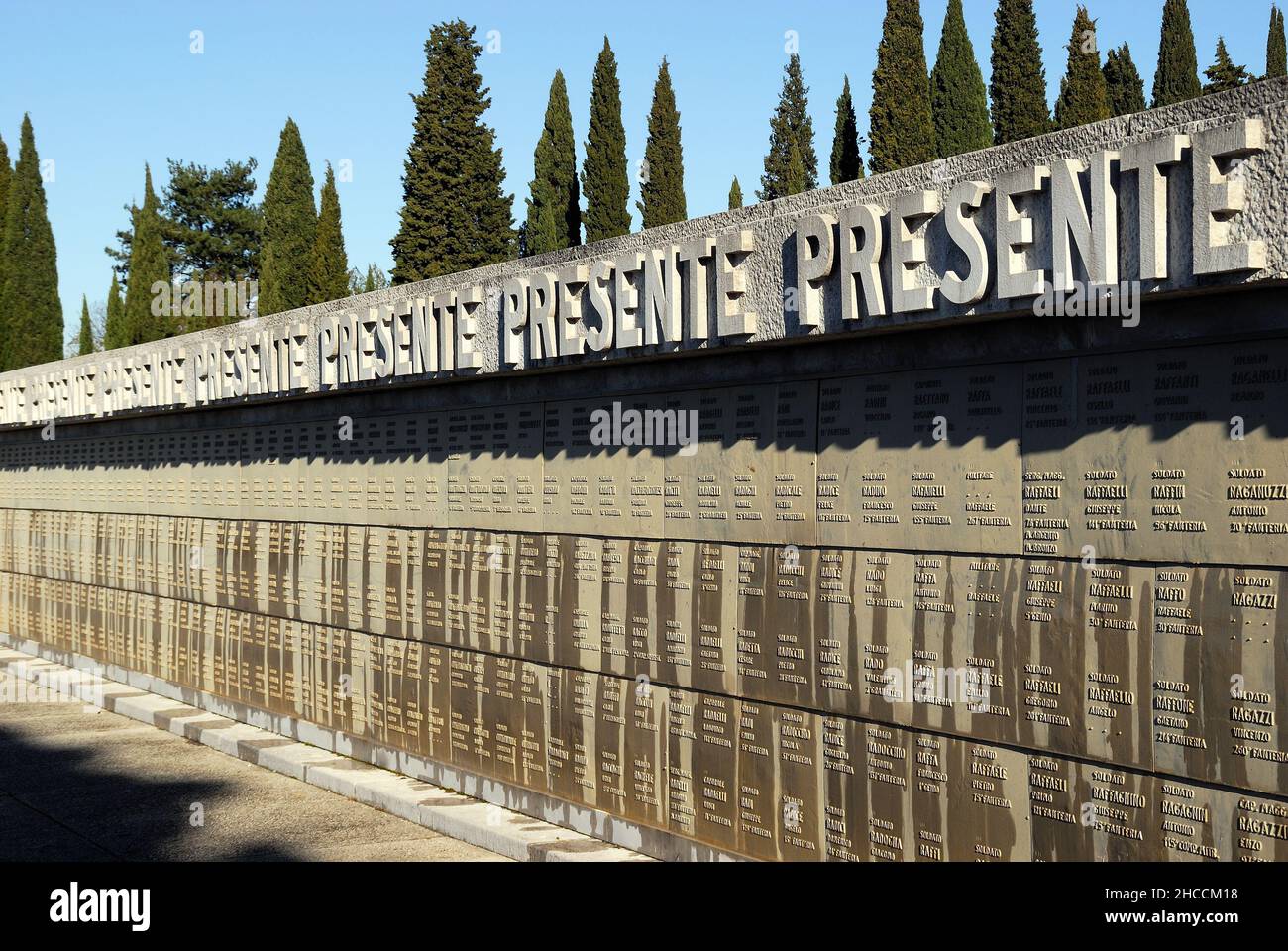 Friuli Venezia Giulia, Italy. The WWI Italian military memorial of ...
