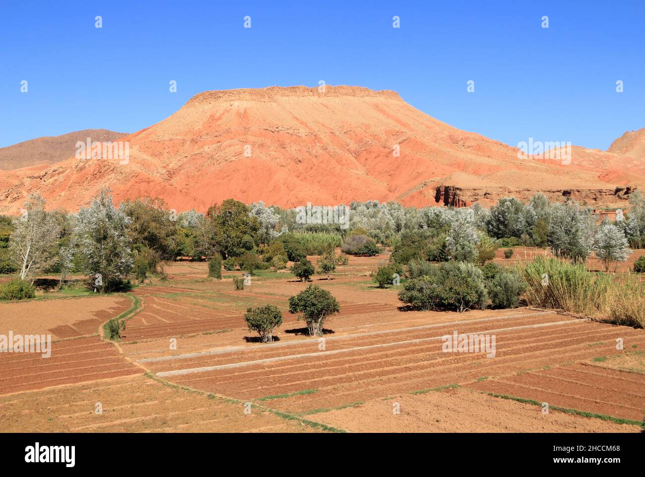 Skoura, Ouarzazate, Morocco. Mountain pass with a dramatic landscape in ...
