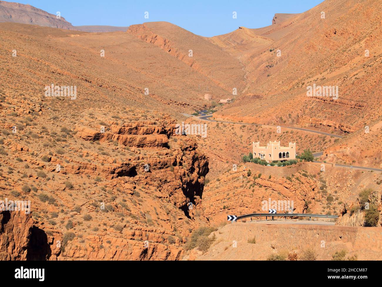 Morocco, Ouarzazate, The Dades Valley, also known as Valley of the ...