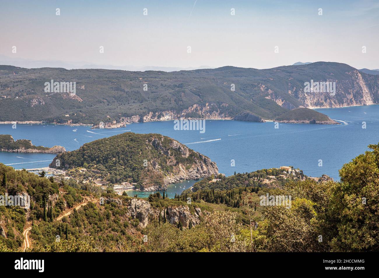 Corfu coastline scenery hi-res stock photography and images - Alamy