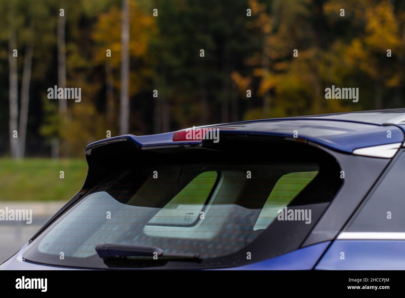 Rear wing spoiler hi-res stock photography and images - Alamy