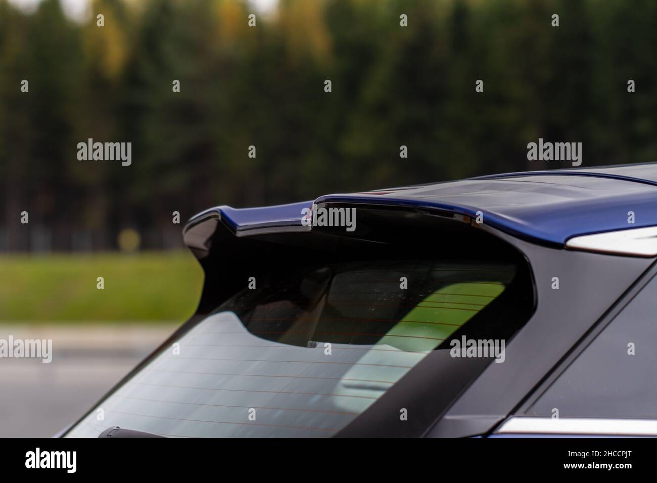 Rear wing spoiler hi-res stock photography and images - Alamy