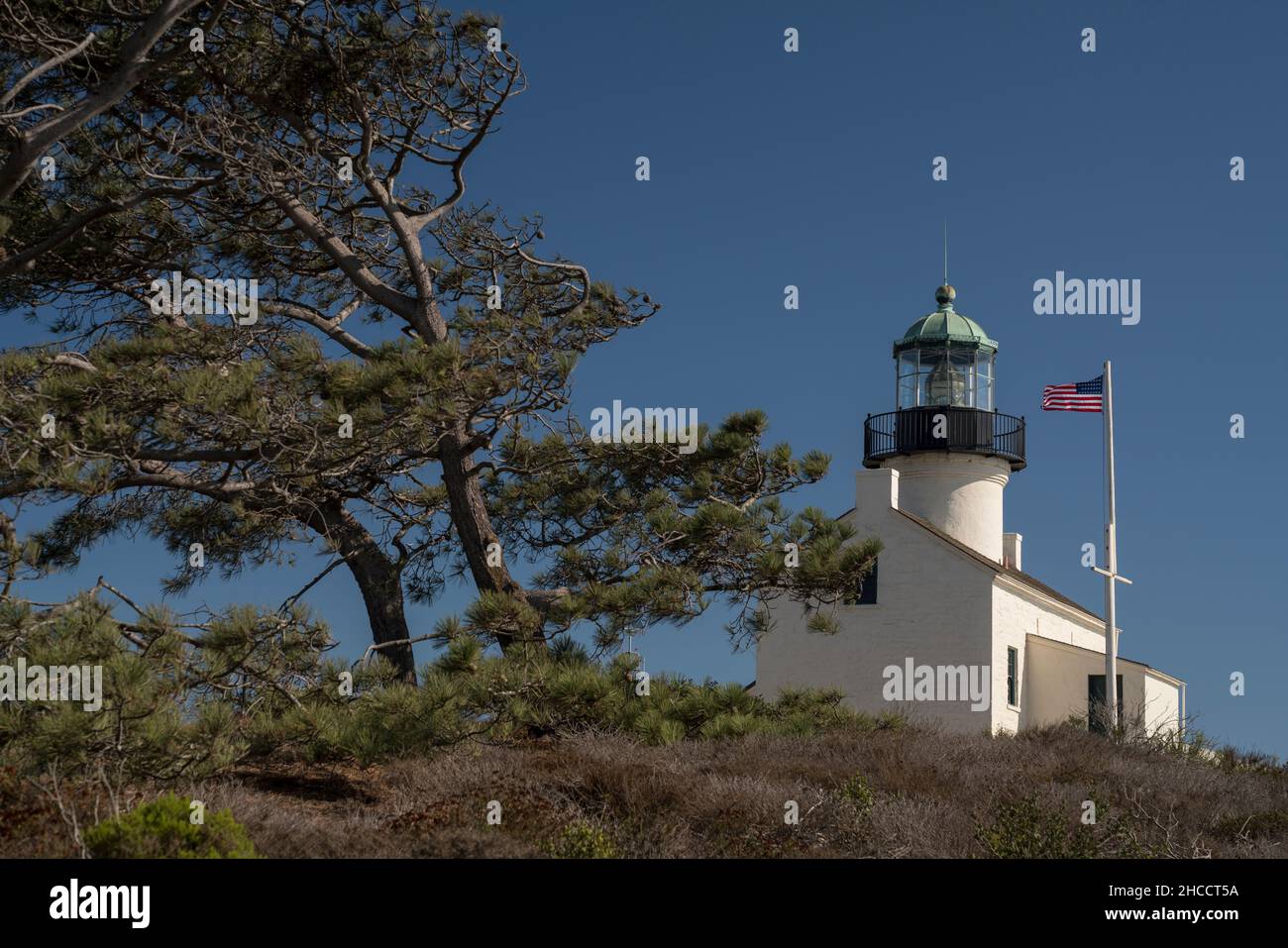 Old Point Loma Lighthouse Stock Photo - Alamy