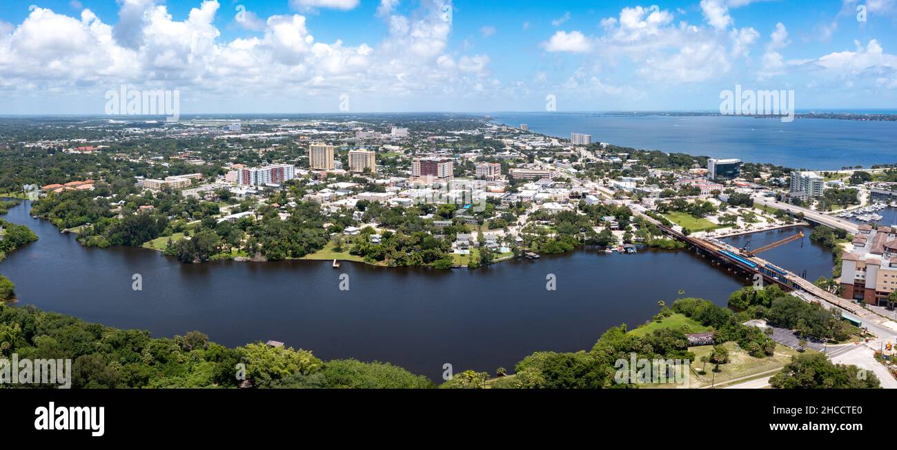 Melbourne Florida Aerial View 2021 Stock Photo - Alamy
